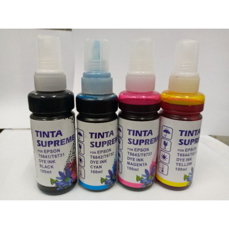 Jual Tinta SUPREME dye 1 set (4warna) | Shopee Indonesia