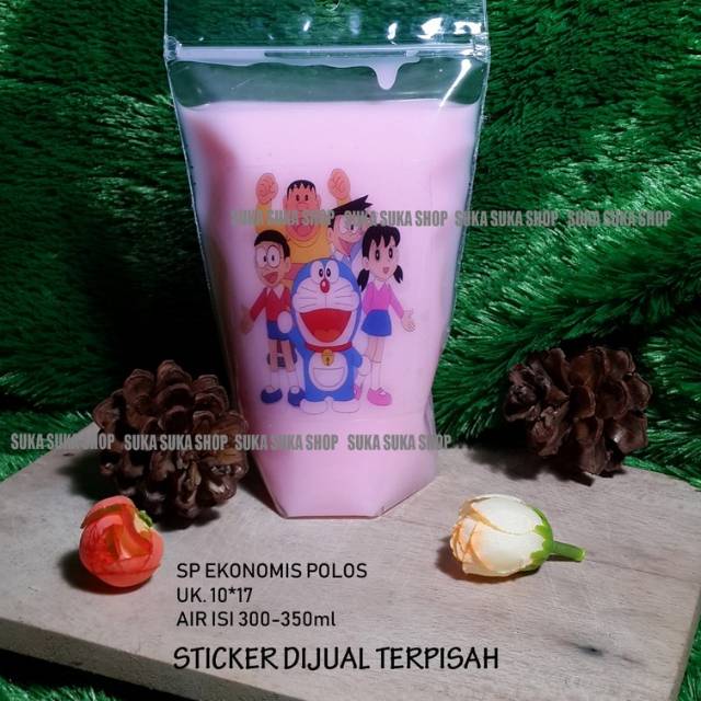 Jual STICKER STANDING POUNCH ECER 1pc STICKER LUCU STICKER TRANSPARAN ...
