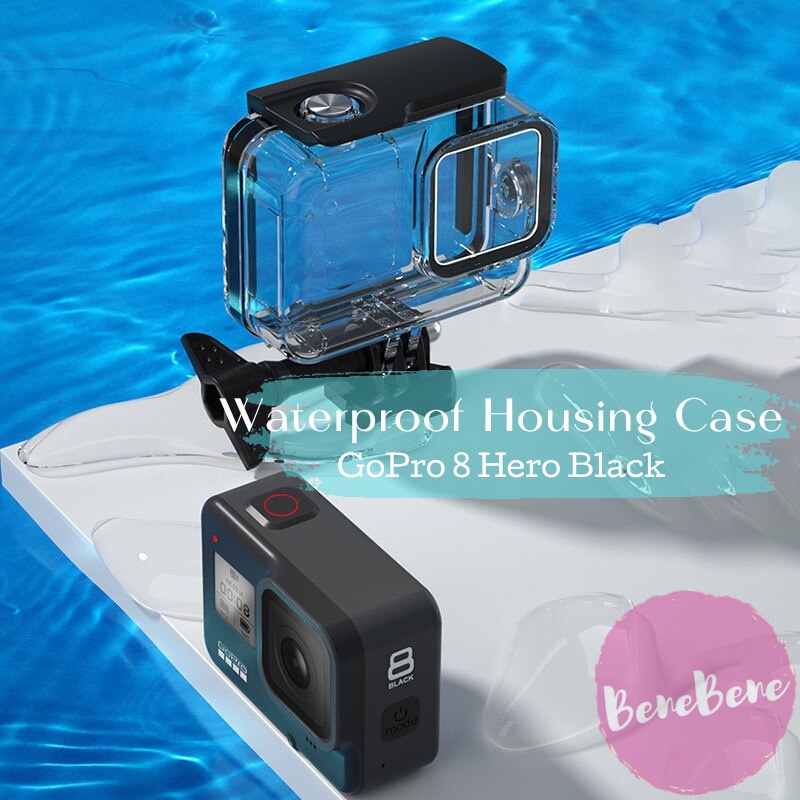 Jual Casing GoPro Hero 8 Black Waterproof Underwater 60m Depth Case | Shopee Indonesia