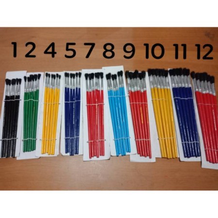Jual Kuas Lukis Pagoda No. 1 harga per lusin 12 pcs | Shopee Indonesia