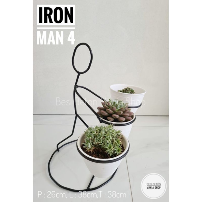 Jual STANDING POT / STANDING POT BESI / RAK KAKTUS / RAK POT BESI / POT ...