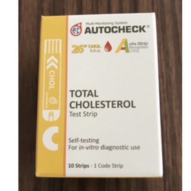 Jual Strip Cholesterol Kolesterol Autocheck Auto Check GCU 3in1 ...