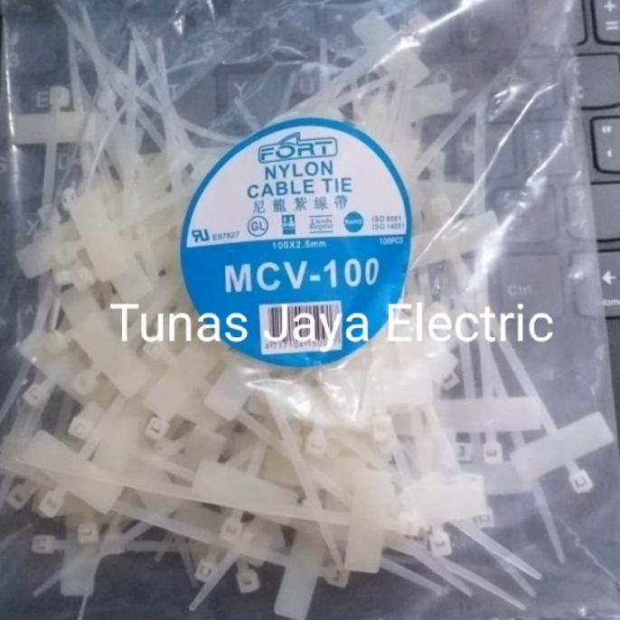 Jual Kabel Ties Label / Marker Ties MCV-100 x 2,5mm | Shopee Indonesia
