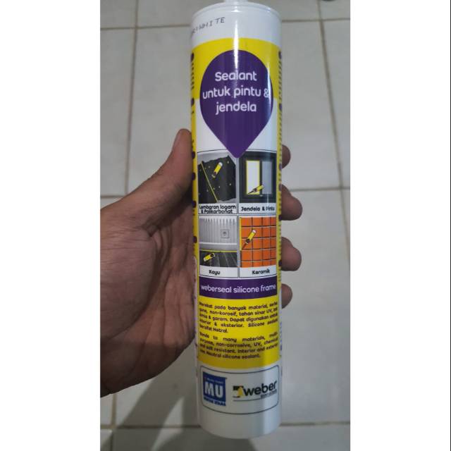 Jual Silikon Silicon sealant lem pintu & jendela logam polykarbonat ...