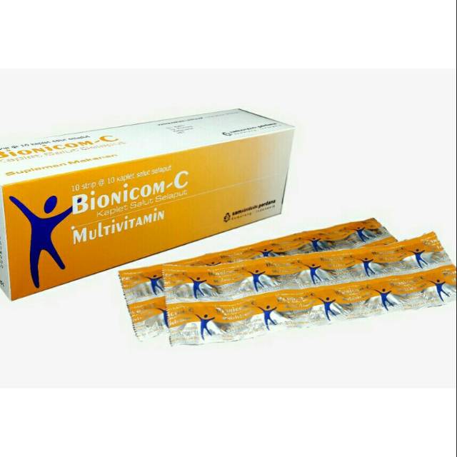 Jual BIONICOM C PER BOX Multivitamin suplemen kesehatan vitamin C 150mg ...