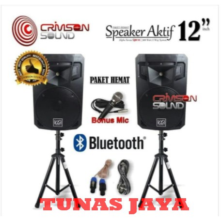 Jual PAKET KARAOKE SOUND SYSTEM CRIMSON 12INCH Alpha Seven Q29-12 ...