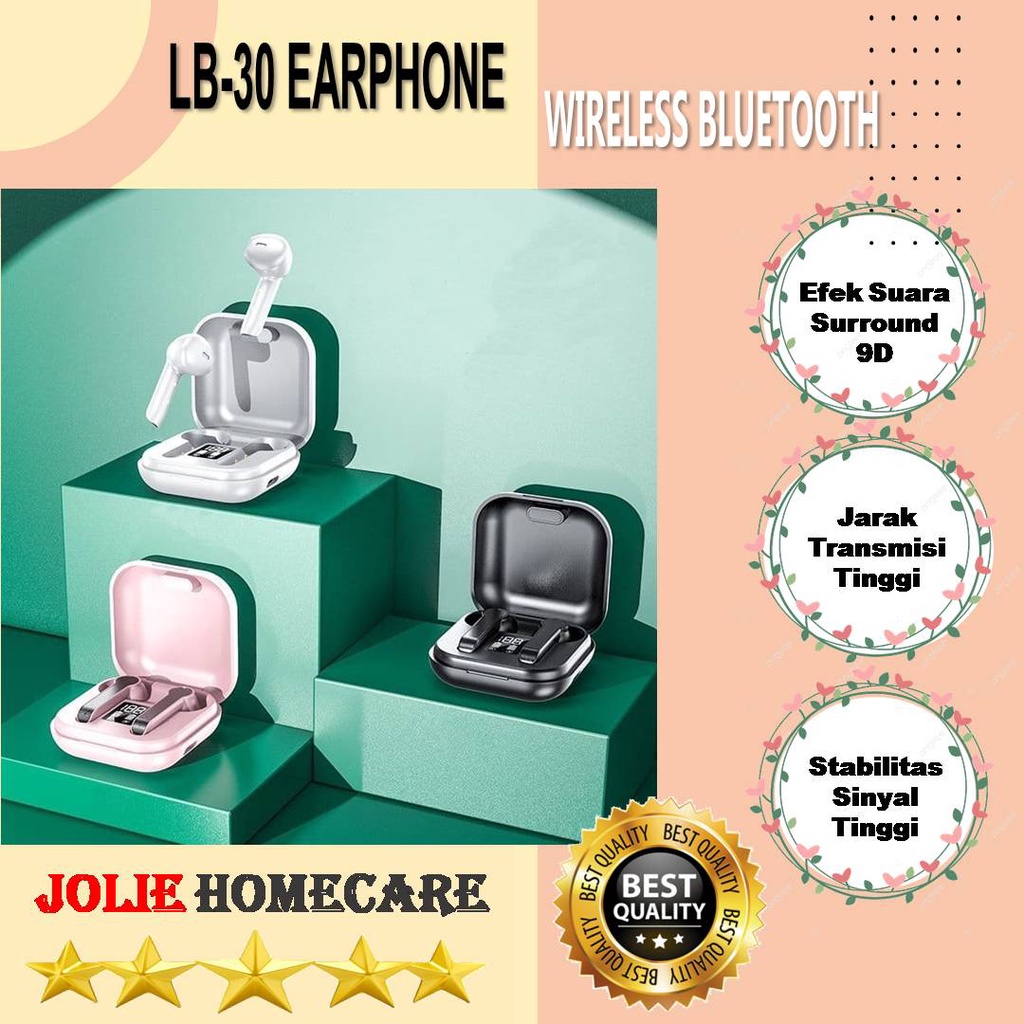 Jual Earphone Wireless Bluetooth Sport LB-30 TWS 5.0 Touch Untuk ...