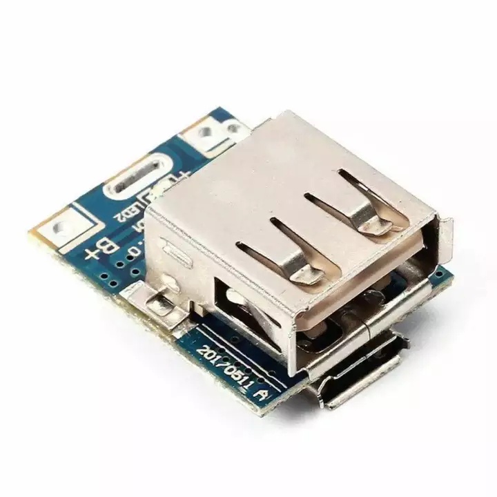 Jual Modul Powerbank 2 Slot Multi Charger+ Step Up DC+ Protection 5v 1A ...