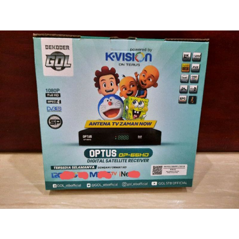 Jual K-vision receiver Optus OP 66 HD (bukan C-2000 BROMO) | Shopee ...