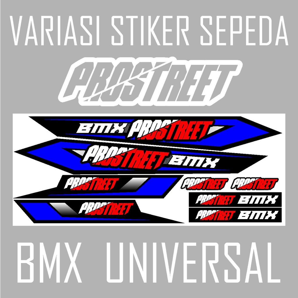 Jual STIKER SEPEDA BMX PROSTREET EMBLEM SEPEDA BMX - STRIPING DECAL ...
