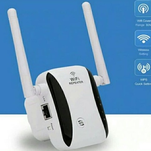 Jual WIFI Repeater 300Mbps Wireless WiFi Signal Range Extender(ALAT PENGUAT SINYAL WIFI ...