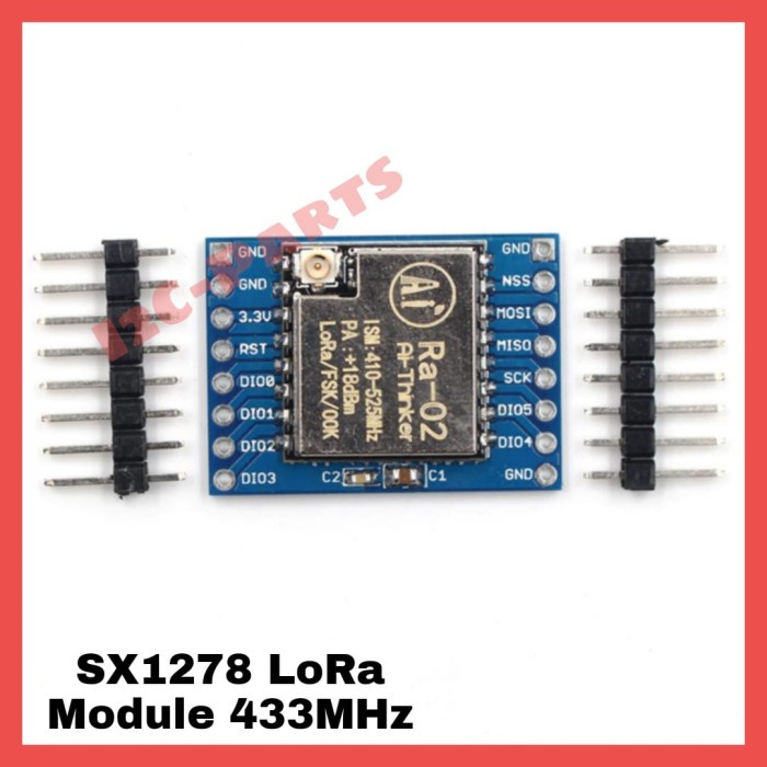 Jual SX1278 LoRa Module 433MHz 10KM Ra-02 Ai-Thinker Wireless Transceiver | Shopee Indonesia