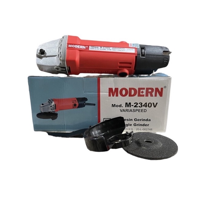 Jual MESIN GERINDA MODERN M-2340 ANGLE GRINDER VARIABEL SPEED | Shopee ...
