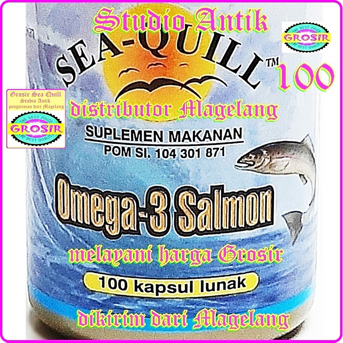 Jual SEA QUILL OMEGA 3 SALMON isi 100 - 16636 - GROSIR SEA QUILL - SEA ...