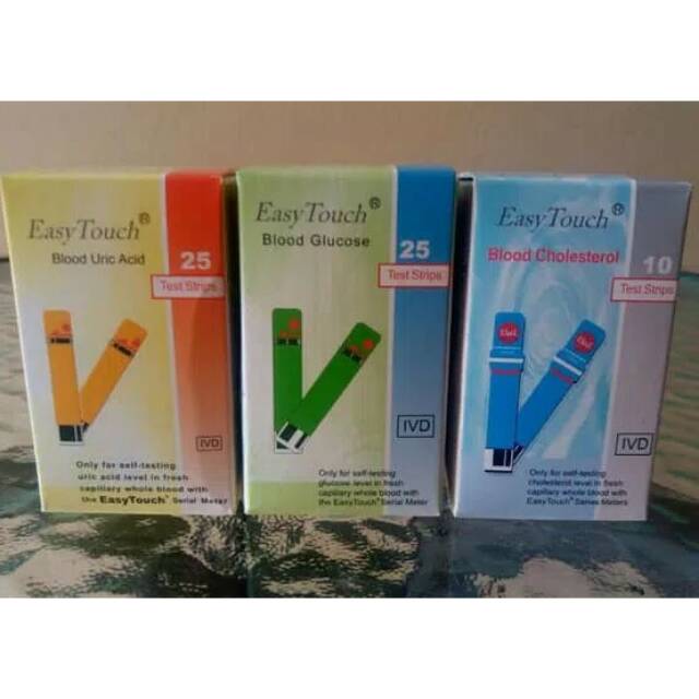 Jual Paket strip easy touch gula, asam urat, kolestrol ET | Shopee ... Jual Paket strip easy touch gula, asam urat, kolestrol ET | Shopee ...