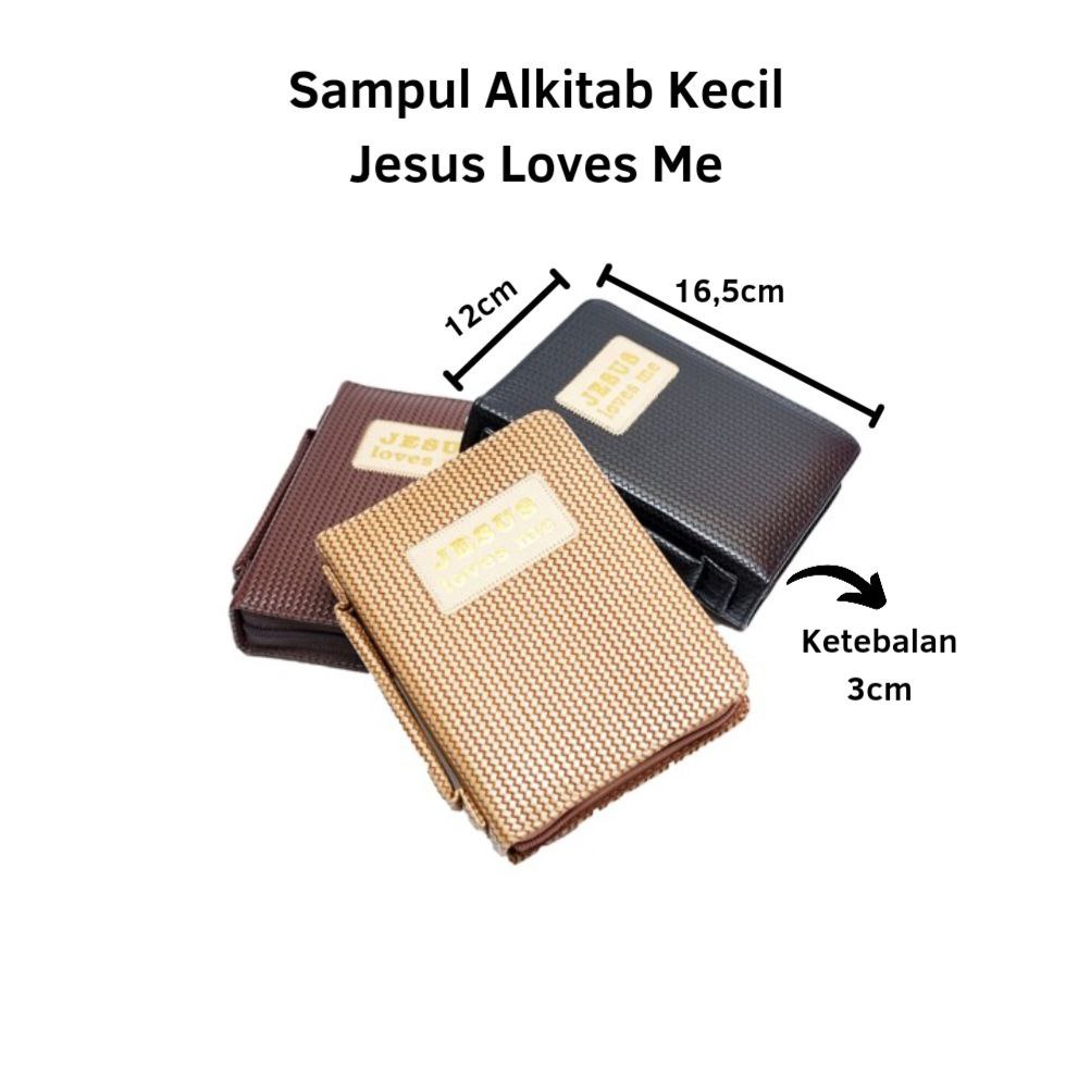 Jual Sampul Alkitab Kecil - Jesus Loves Me - Sampul Buku - Sampul Murah ...