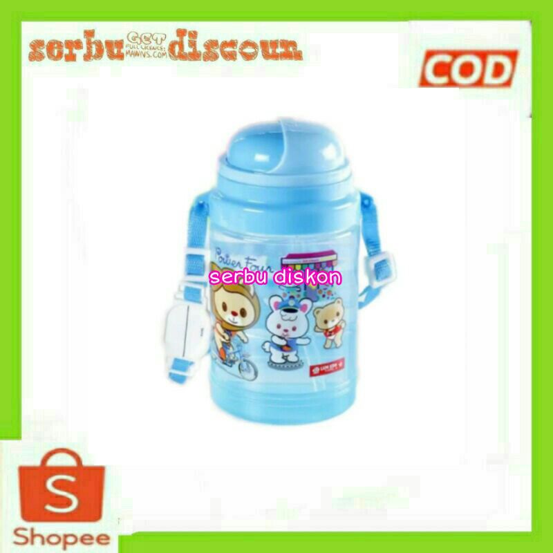Jual Lion star botol spirit minum anak 550 ml ada sedotan nya | Shopee Indonesia