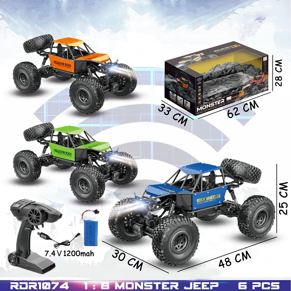 Jual MURAH RDR1074 RC Rock Crawler Offroad Off Road Buggy Pasir Gunung ...