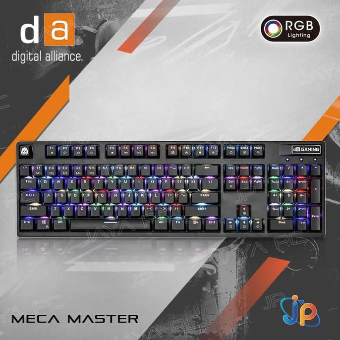 Jual Keyboard Gaming Mechanical Digital Alliance Meca Master RGB ...