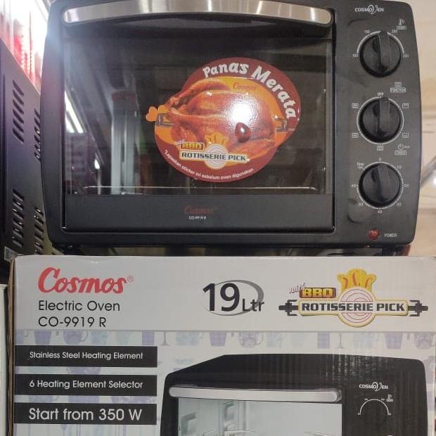 Jual best produk] Cosmos CO-9919R - Oven Toaster With Rotisseries 19 ...