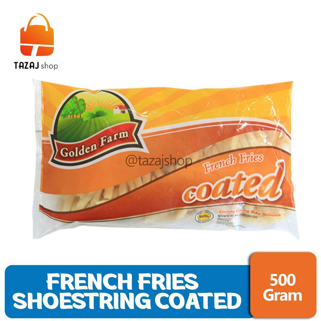 Jual GOLDEN FARM French Fries Shoestring Coated 500 Gram | Shopee Indonesia