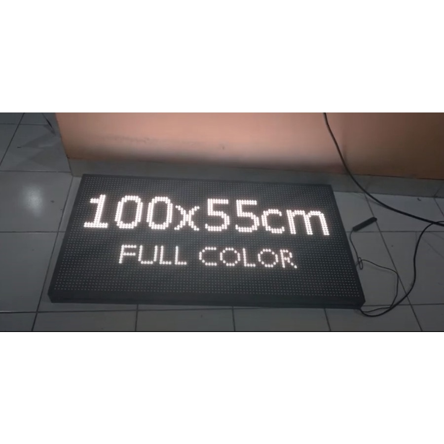 Jual LED Running Text OUTDOOR, MERAH 100 cm x 50cm | Shopee Indonesia