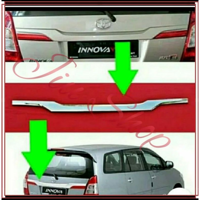 Jual Trunk Lid Trunklid Full Chrome Grand Innova 2014 2015 | Shopee ...