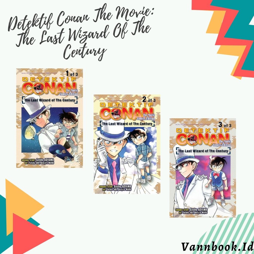 Jual Detektif Conan The Movie: The Last Wizard Of The Century vol 1, 2, 3 | Shopee Indonesia