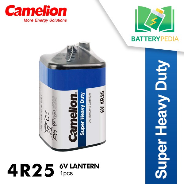 Jual Camelion SUPER HEAVY DUTY CARBON ZINC Battery Lantern 4R25 6V ...