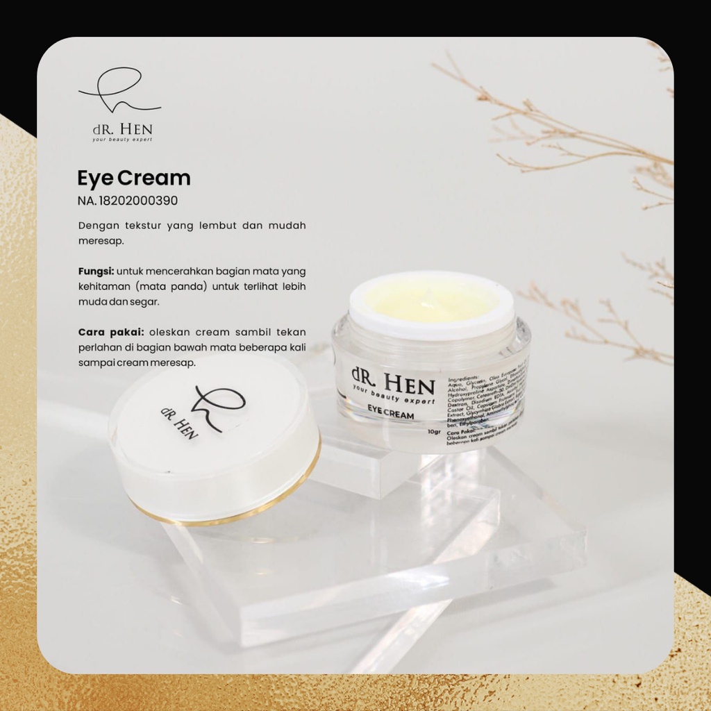 Jual KRIM MATA // EYE CREAM // PELEMBAB MATA // BPOM // DR. HEN BY ...