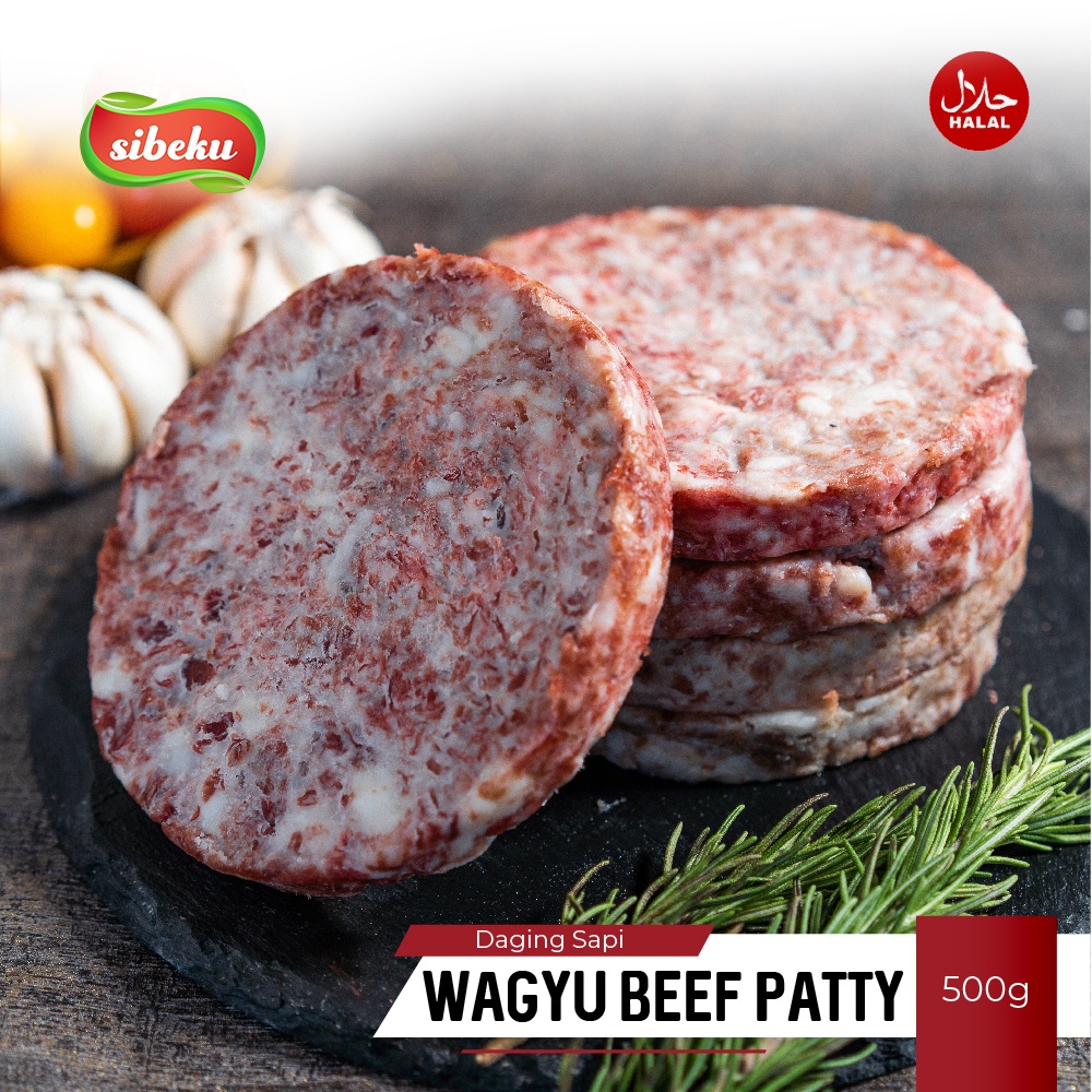 Jual Daging Sapi Wagyu Beef Patty Halal 500 gram isi 5pcs x 100 gram ...