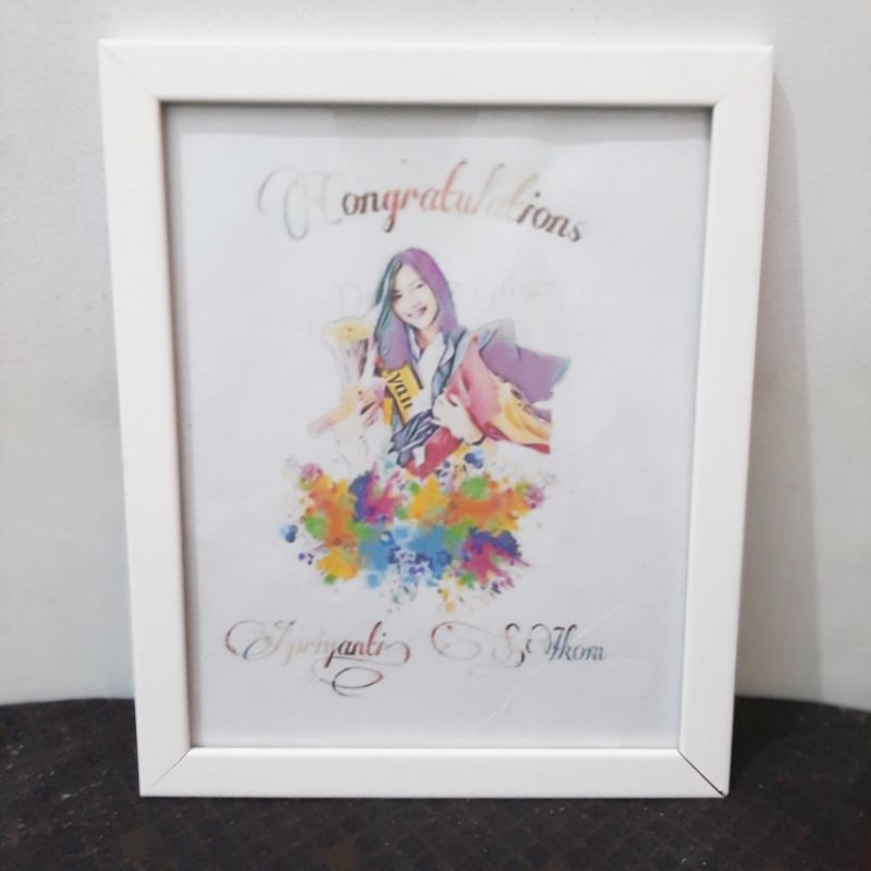 Jual Custom Foto Bingkai untuk hadiah - Splash Art | Shopee Indonesia