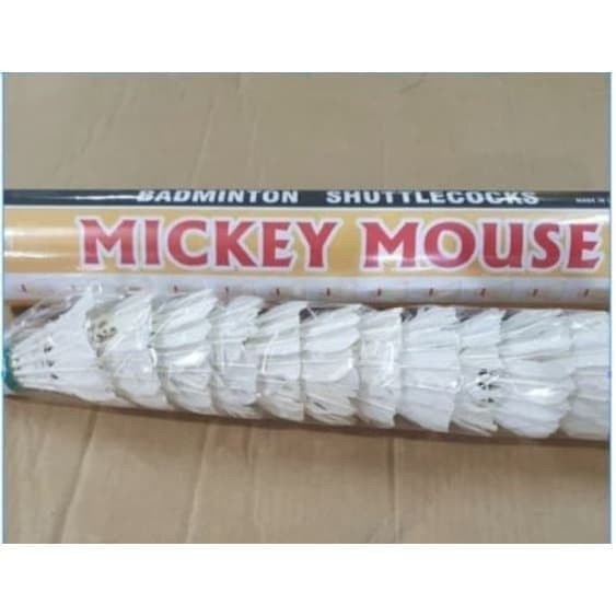 Jual SHUTTLECOCK - COCK BADMINTON MICKEY MOUSE ISI 12 ANAK murah ...