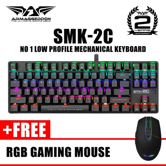 Jual Visher | Armaggeddon Smk 2C Tkl Low Profile Mechanical Keyboard ...
