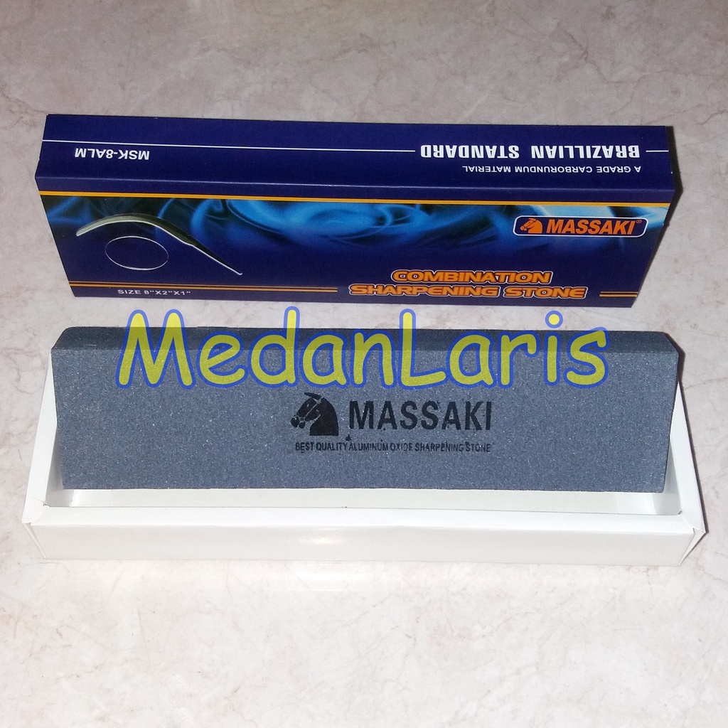 Jual Batu Pengasah Pisau Combination Sharpening Stone MASSAKI - Asah ...