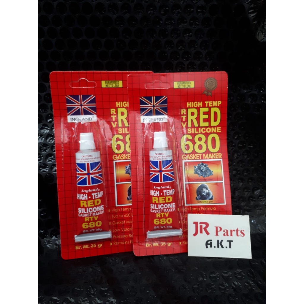 Jual LEM RED SILICONE LEM GASKET PACKING 680 | Shopee Indonesia