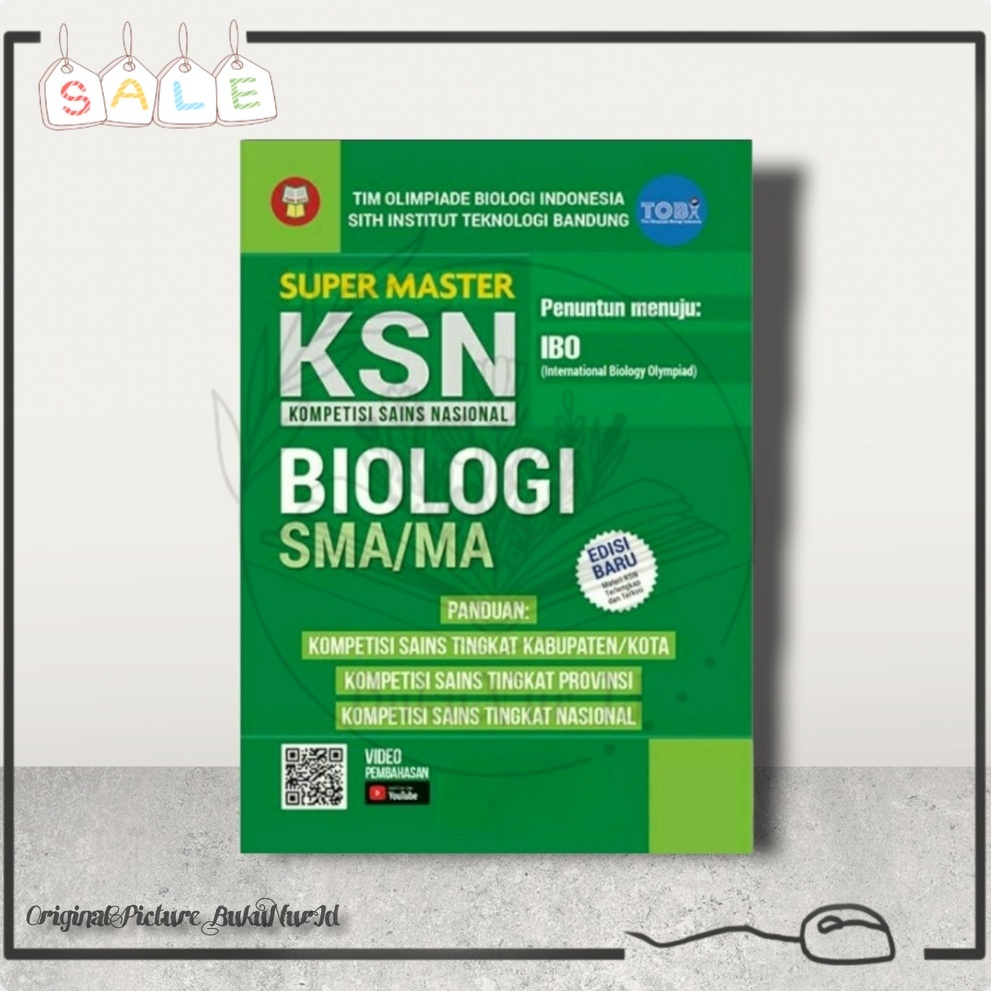 Jual Buku Super Master KSN Kompetisi Sains Nasional BIOLOGI SMA/MA Edisi Baru - TOBI - 100% Buku ...