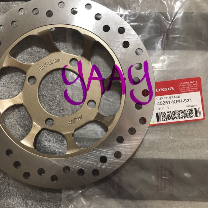 Jual Piringan Cakram Disc Depan Kampas Rem Honda Kharisma Supra X 125 Fit New Revo 100 Old ...