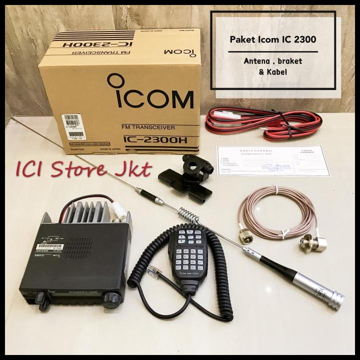 Jual Paket Radio Rig Icom Ic 2300H Untuk Dimobil | Shopee Indonesia