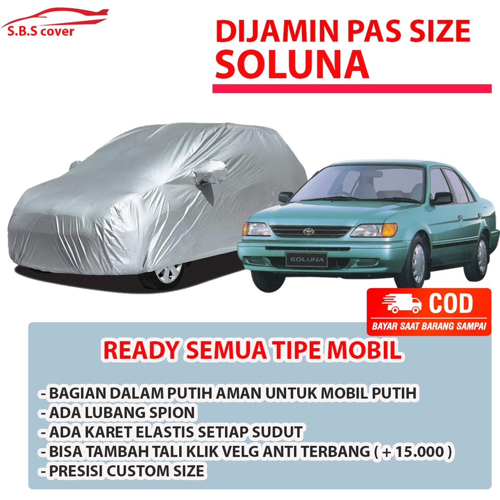 Jual Cover Mobil Soluna Sarung Mobil Soluna/twincam/corolla twincam ...