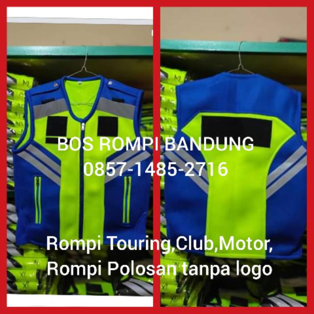 Jual Rompi Touring Club Motor dan Umum Polosan tanpa logo | Shopee ...