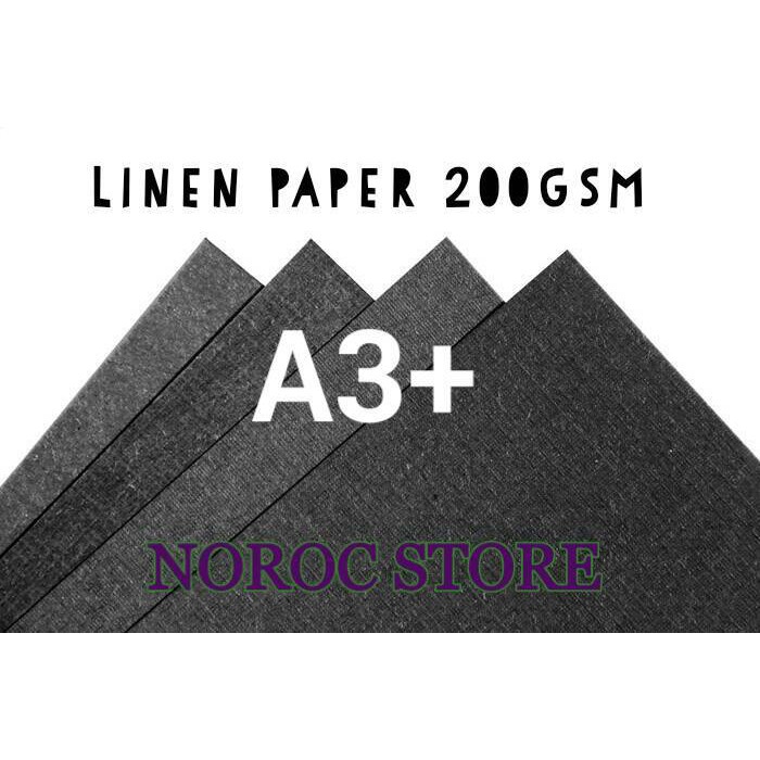 Jual Kertas Linen Hitam A3+ | Shopee Indonesia