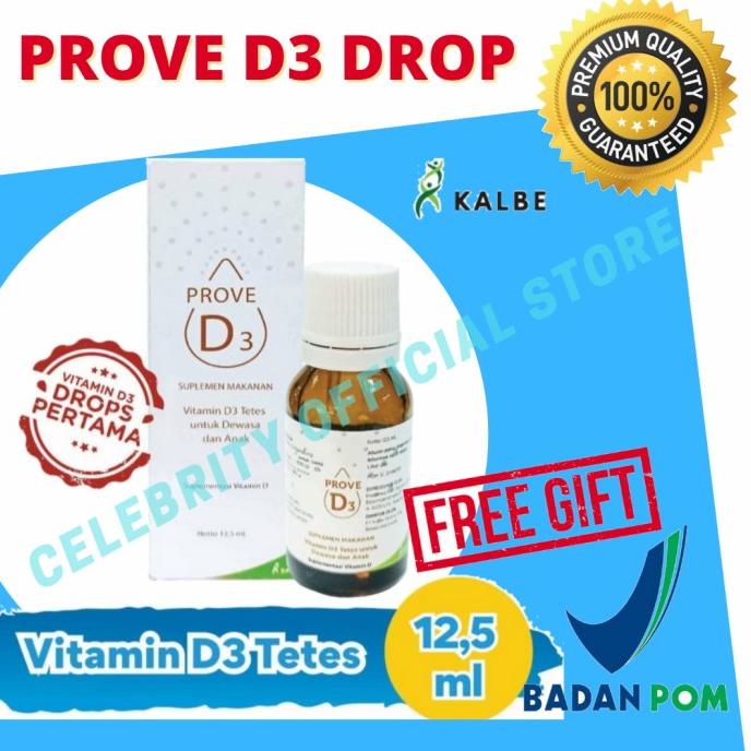 Jual PROVE D3 DROP VITAMIN D3 400 IU TETES 12.5 ML | Shopee Indonesia
