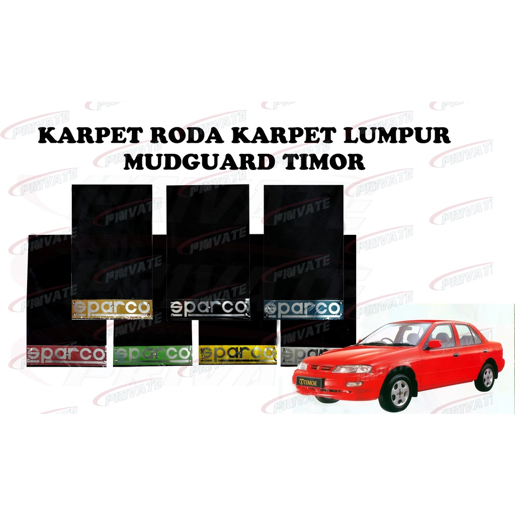 Jual KARPET LUMPUR RODA TIMOR KIA SHEPIA KEPET RODA MUDGUARD MUD GUARD ...