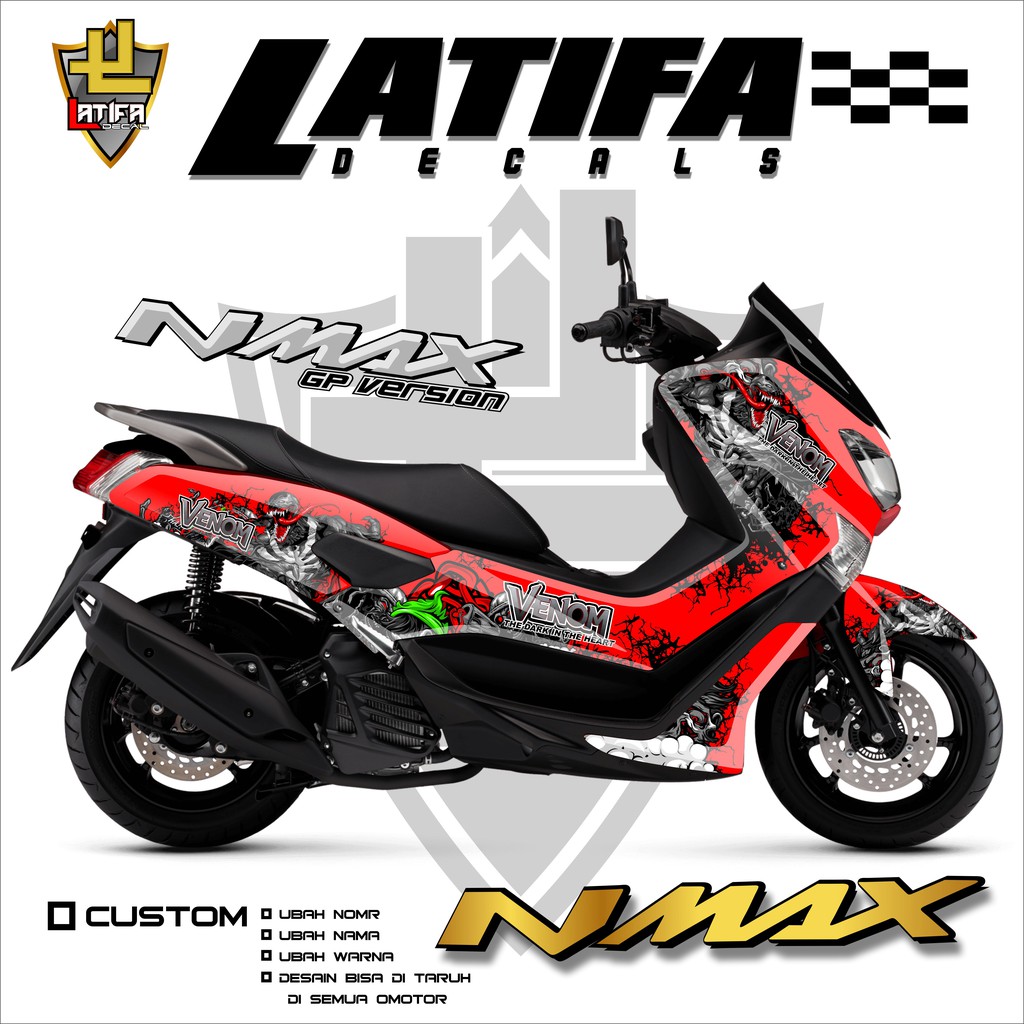 Jual L00308 (Promo) Decal NMAX Lama / Decal Full Body Decal NMAX 155 ...