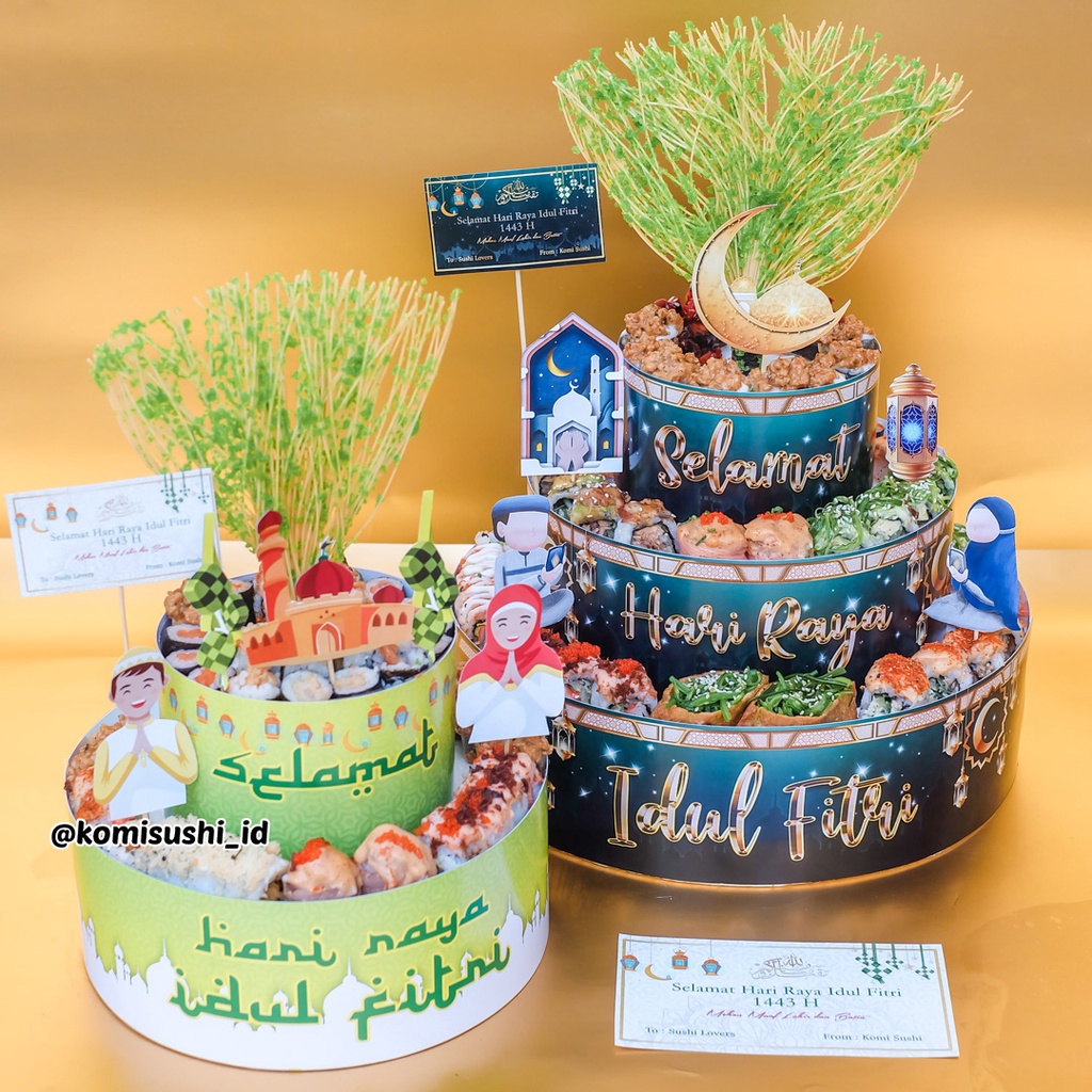 Jual Hampers Lebaran | Parcel Idul Fitri | Sushi Cake | Sushi Tower ...