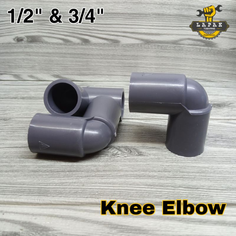 Jual Knee Keni Elbow L 1/2 3/4 AW SAB Sambungan Pipa Fitting Tebal Kuat ...