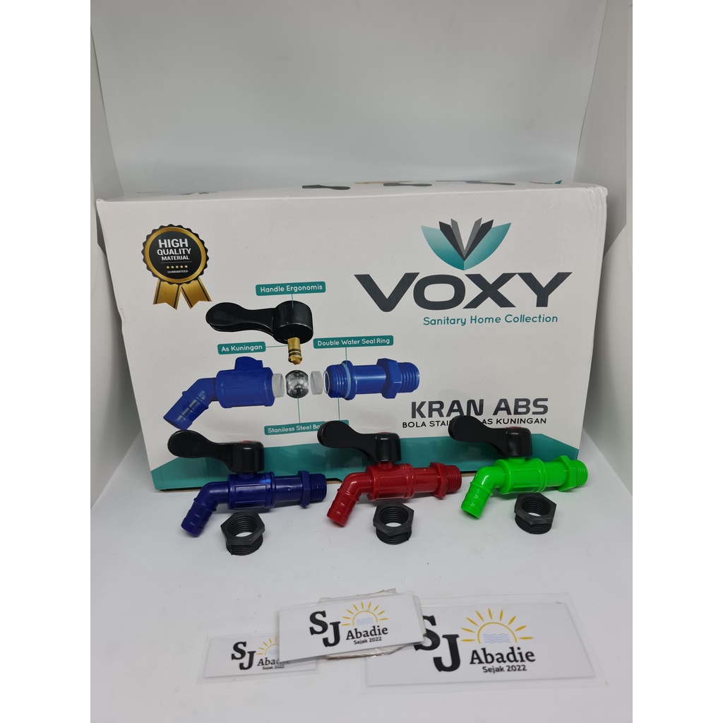 Jual (6 PCS) Kran Tembok Pvc VOXY Model AMICO 1/2 - 3/4 Inch | SJ ABADIE | | Shopee Indonesia
