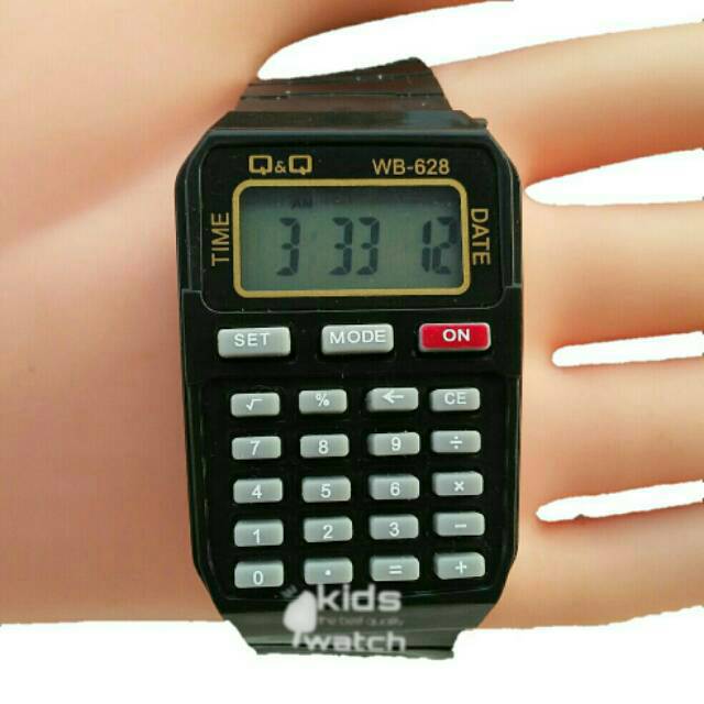 Jual Jam tangan kalkulator merk q&q qq qnq paling murah garansi di ...