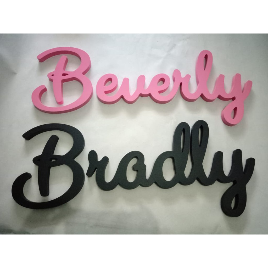 Jual 10cm|HURUF KAYU/WOOD LETTER//HURUF TIMBUL/TULISAN BACKDROP LAMARAN ...